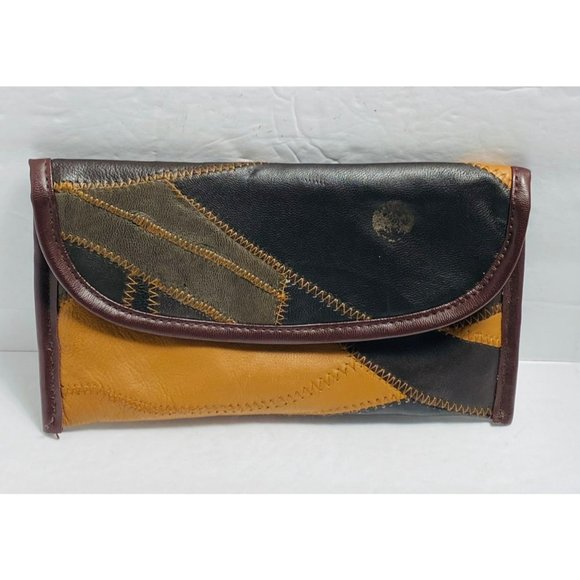 unbranded | Bags | Patch Real Leather Wallet Sz 8x4 | Poshmark